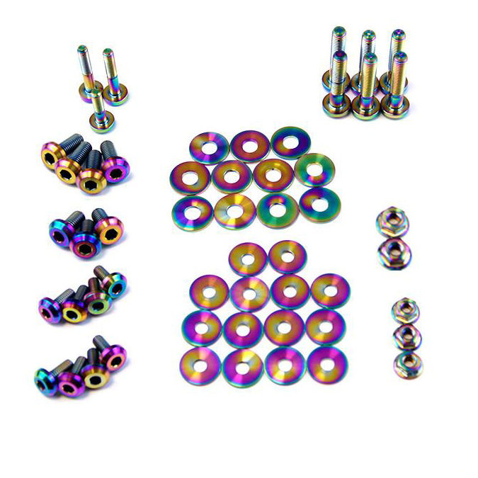 Evasive Motorsports: Dress Up Bolts Titanium Engine Bay Kit - Chevrolet ...