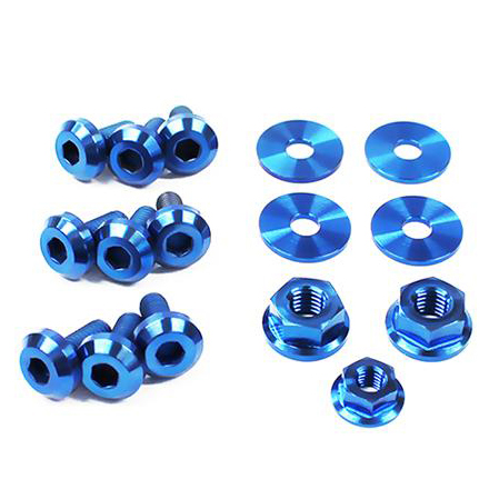 Evasive Motorsports: Dress Up Bolts Titanium Engine Kit - Ford Mustang ...