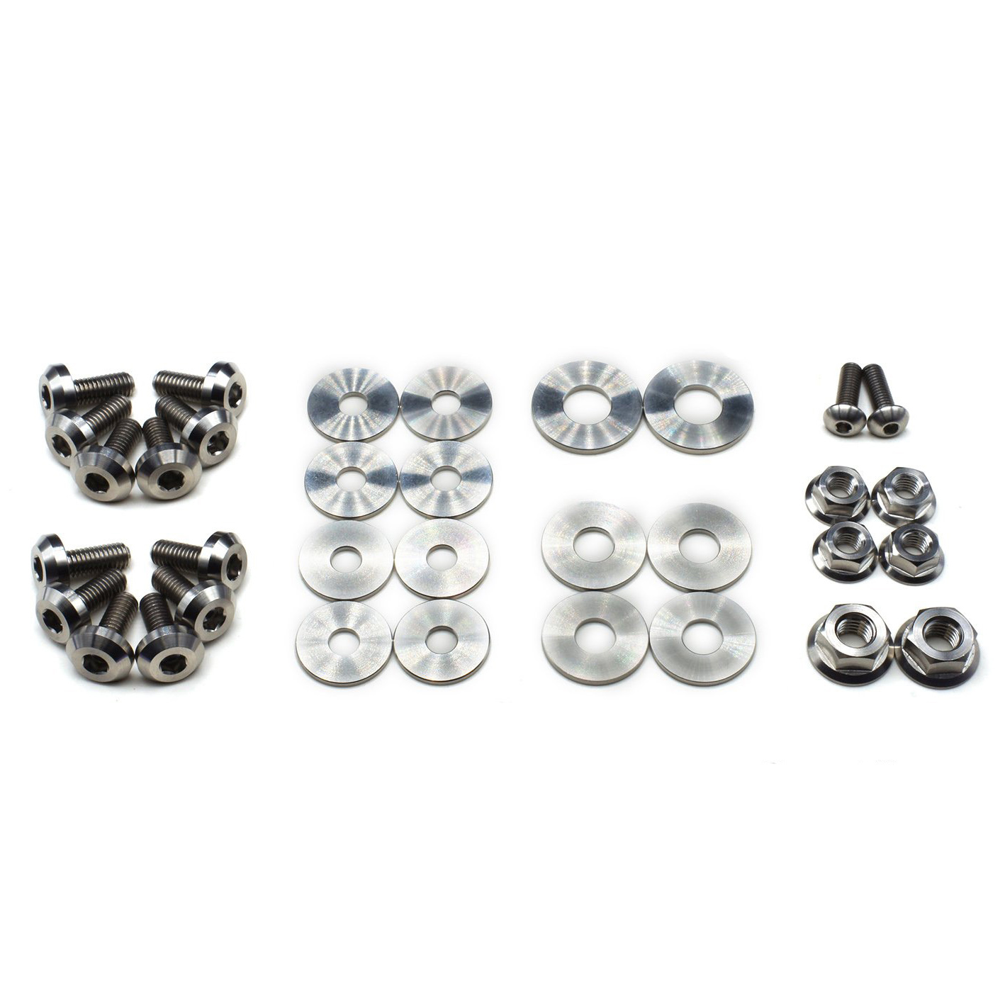 Evasive Motorsports: Dress Up Bolts Titanium Engine Bay Kit - Ford ...