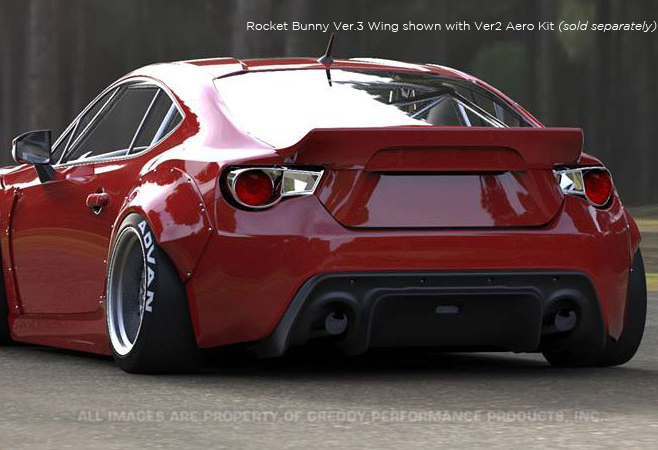 Evasive Motorsports: Rocket Bunny Rear Spoiler Ver. 3 - Scion FR-S ...