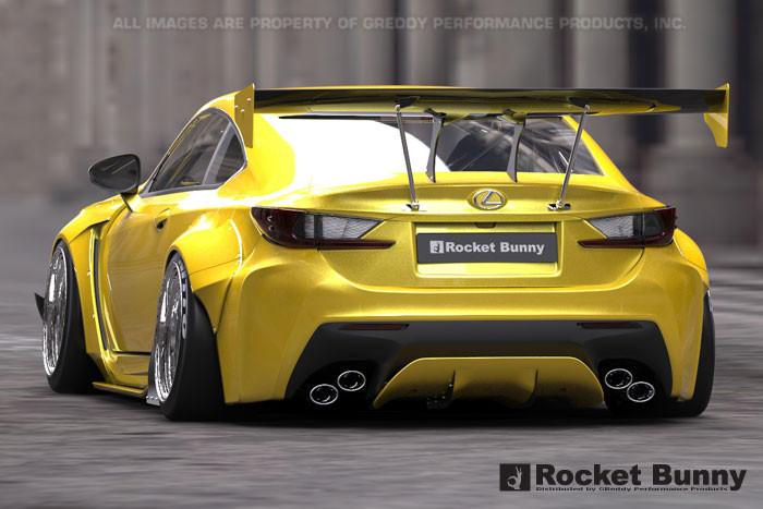 Evasive Motorsports: Rocket Bunny GT Wing Set - Lexus RC-F 15+