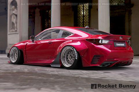Evasive Motorsports: Rocket Bunny Rear Wide Fenders - Lexus RC