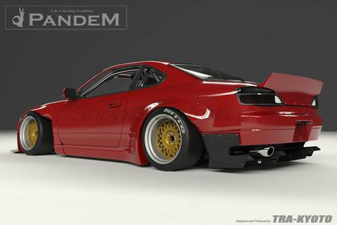 Evasive Motorsports: Rocket Bunny Rear Wide Fenders - Nissan S15