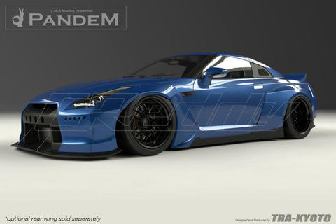 Evasive Motorsports: Pandem Wide Body Aero Kit w/o Wing - Nissan GT-R R35