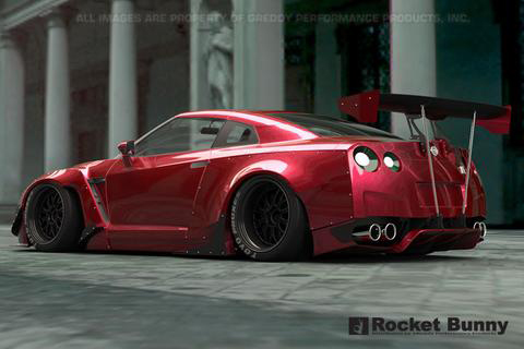 Evasive Motorsports: Rocket Bunny Rear Wide Fenders Ver. 2 - Nissan GT ...