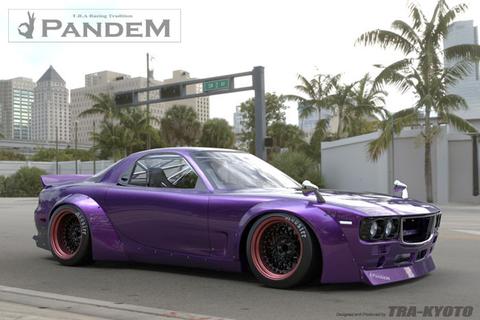 Evasive Motorsports: Pandem Boss Wide Body Aero Kit - Mazda RX-7 FD3S