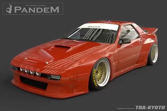 Evasive Motorsports: Pandem Front Fenders - Mazda RX-7 86-91