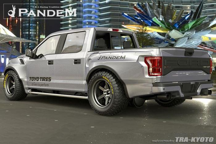 Evasive Motorsports: Pandem Rear Fenders - Ford Raptor Supercrew 17-20