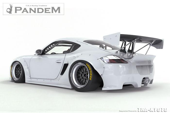 Evasive Motorsports: Pandem V2 GT Wing - Porsche Cayman 09-12