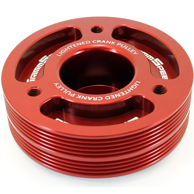 Evasive Motorsports: GrimmSpeed Lightweight Crank Pulley (Red) - Subaru ...