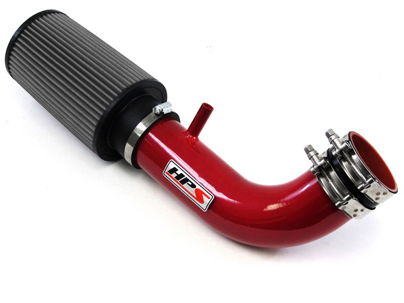 Evasive Motorsports: HPS Shortram Air Intake (Red) - Jeep Wrangler 3.8L ...