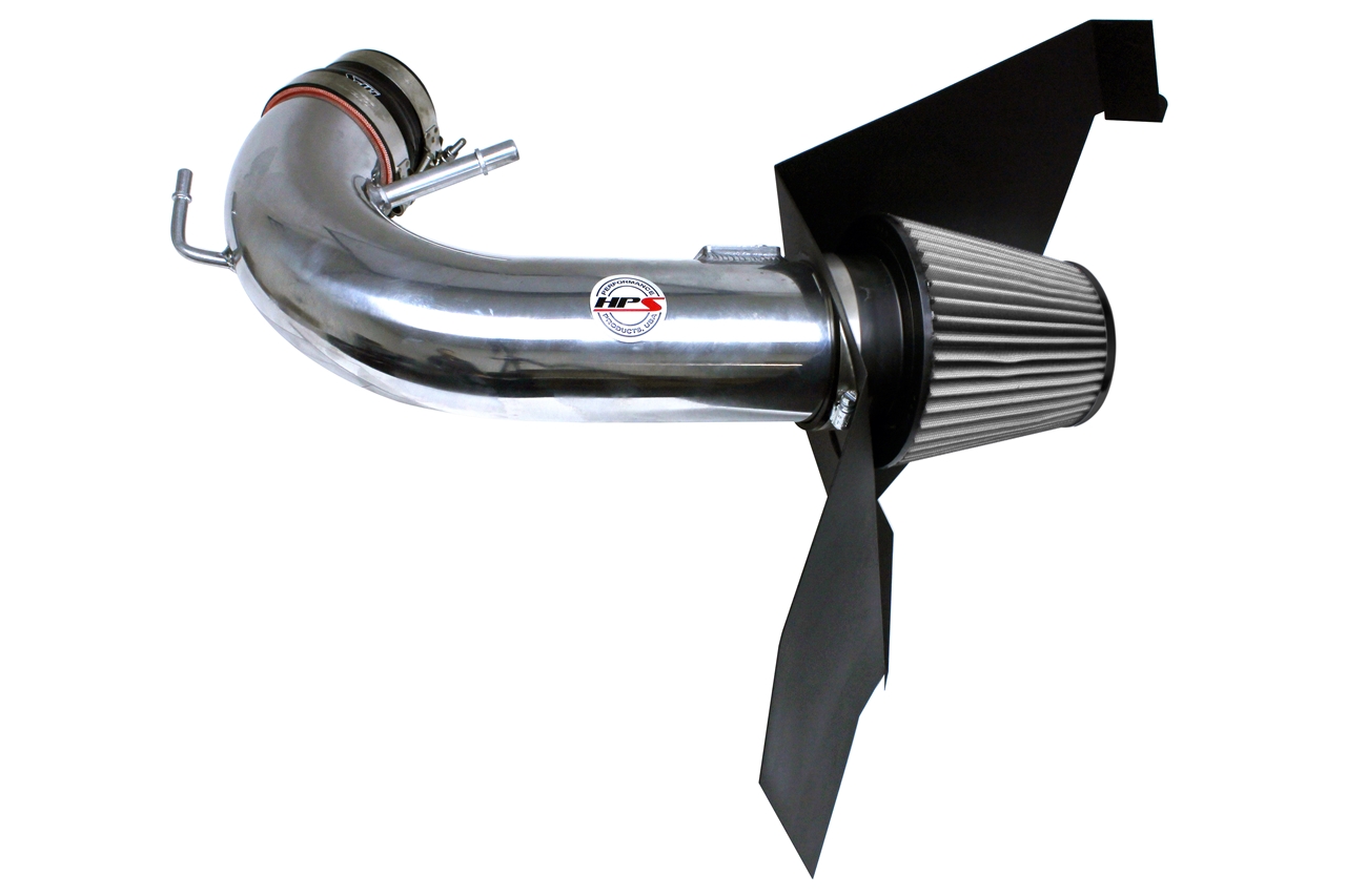 Evasive Motorsports: HPS Shortram Air Intake (Polished) - Ford Mustang ...