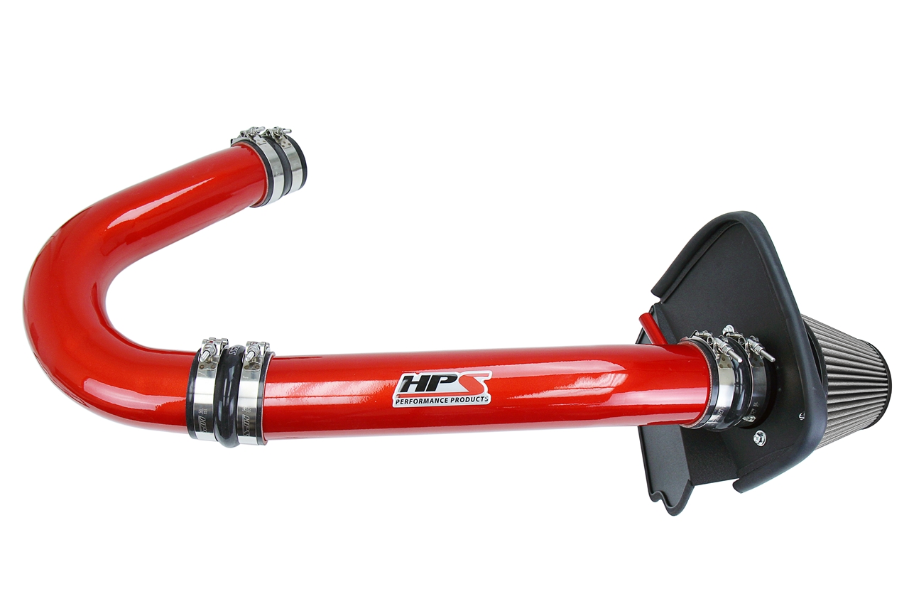 Evasive Motorsports: HPS Shortram Air Intake (Red) - Dodge Challenger 3 ...