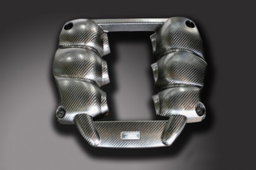 Evasive Motorsports: Mines Carbon Engine Cover - Nissan GT-R R35