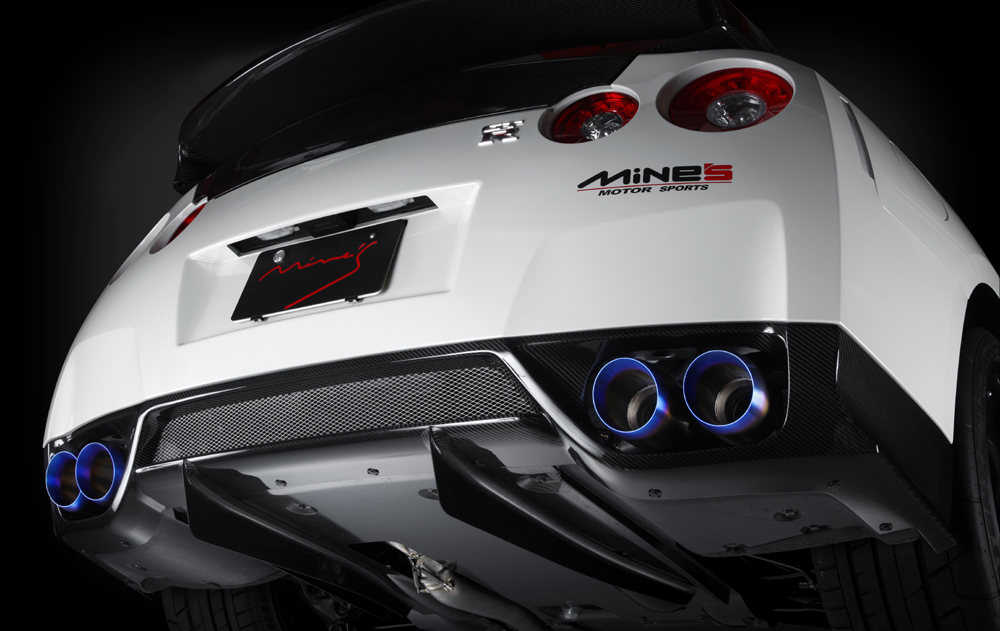 Evasive Motorsports: Mines Carbon Fiber Underspoiler - Nissan GT-R R35