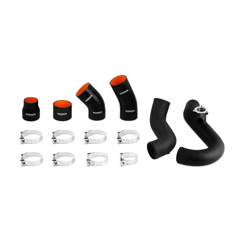 Evasive Motorsports: Mishimoto Intercooler Pipe Kit (Wrinkle Black) - Ford Mustang EcoBoost 15-23