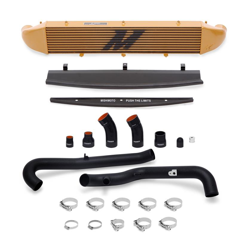 Evasive Motorsports: Mishimoto Performance Intercooler Kit (Gold IC, Black) - Ford Fiesta ST 14-19