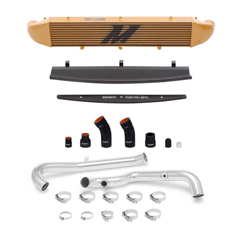 Evasive Motorsports: Mishimoto Performance Intercooler Kit (Gold IC, Silver) - Ford Fiesta ST 14-19