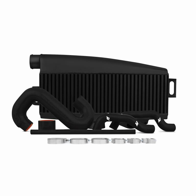 Evasive Motorsports: Mishimoto Top-Mount Intercooler Kit (Black IC / Black) - Subaru WRX/STI 02-07