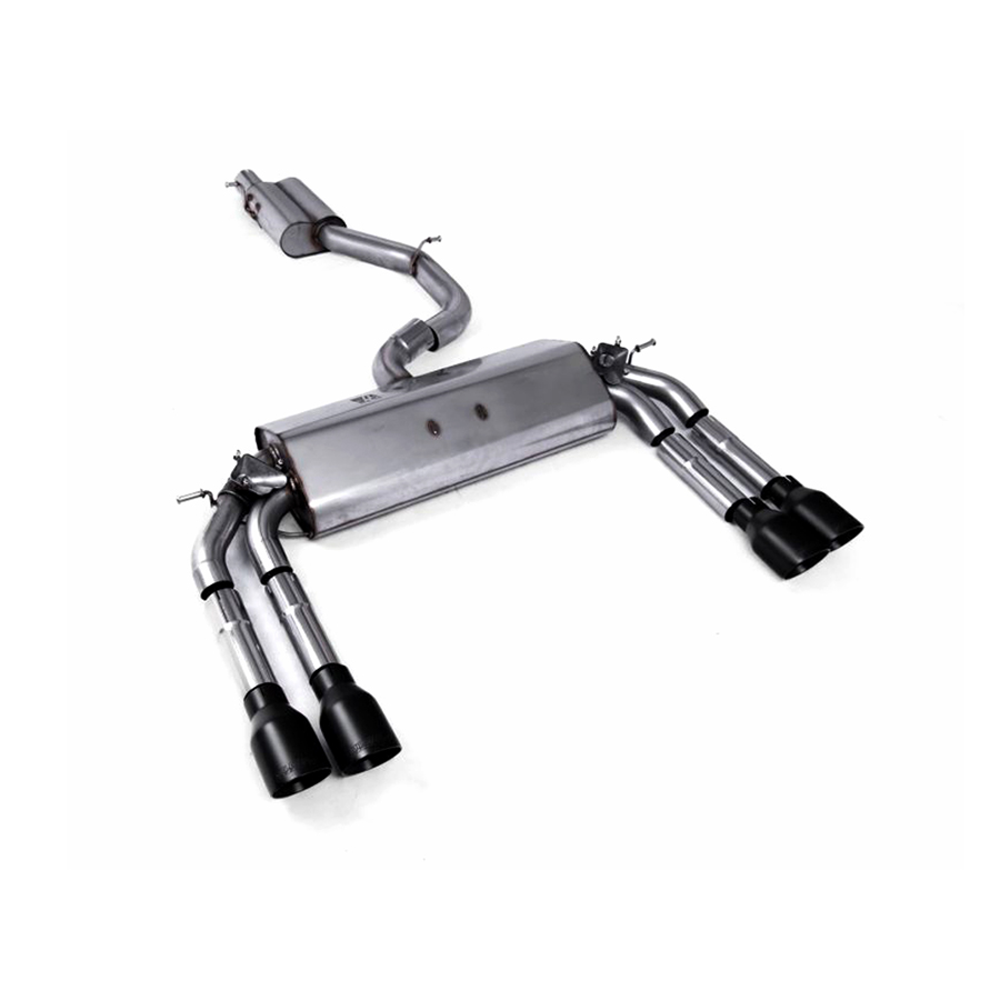 Evasive Motorsports: Milltek Valved Cat Back Exhaust System (Resonated / GT-100 Cerakote Black ...