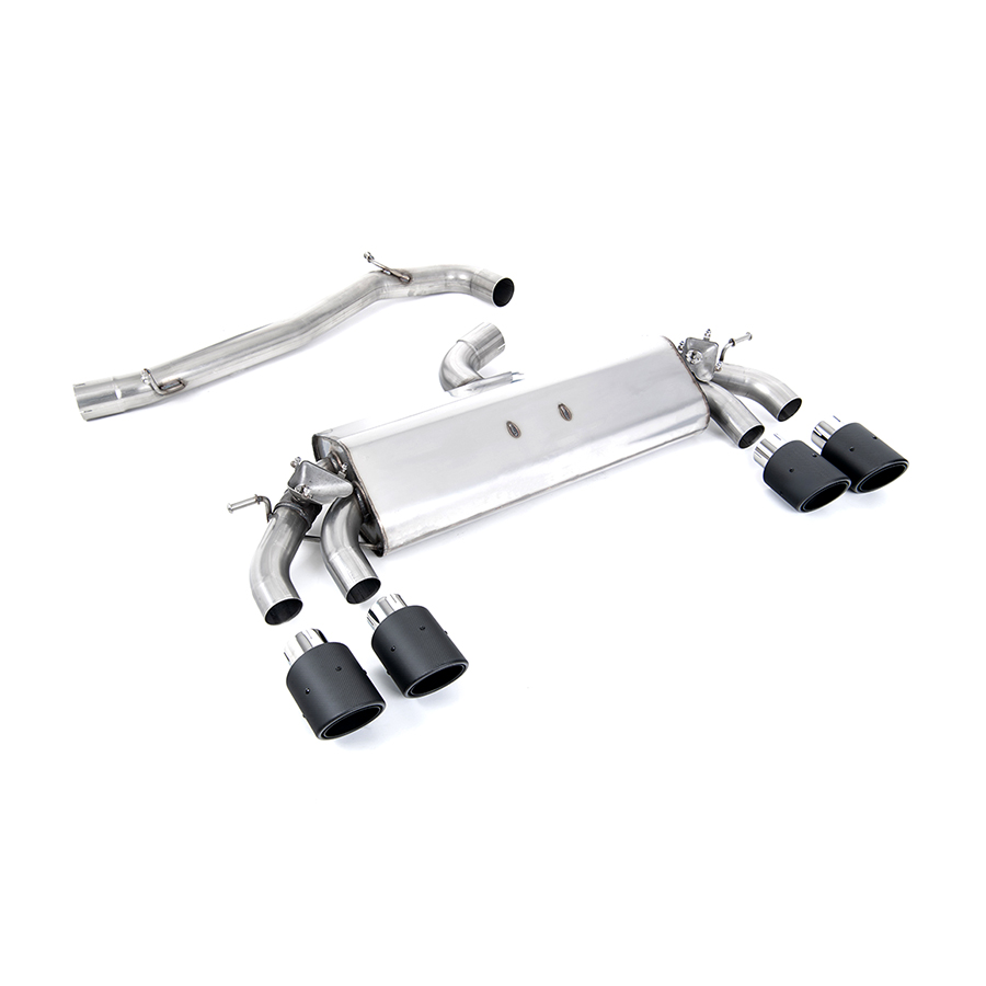 Evasive Motorsports: Milltek Cat Back Exhaust System (Non Resonated / Jet-100 Carbon Fiber Tips ...