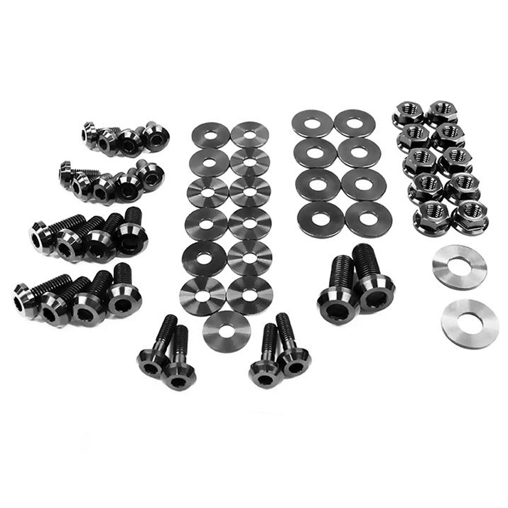 Evasive Motorsports: Dress Up Bolts Titanium Engine Bay Kit - Nissan ...