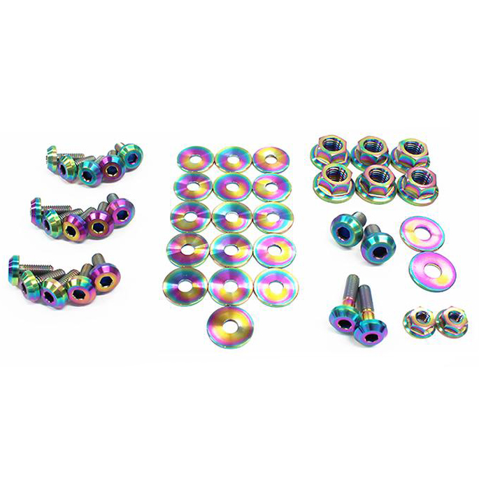 Evasive Motorsports: Dress Up Bolts Titanium Engine Bay Kit - Nissan ...