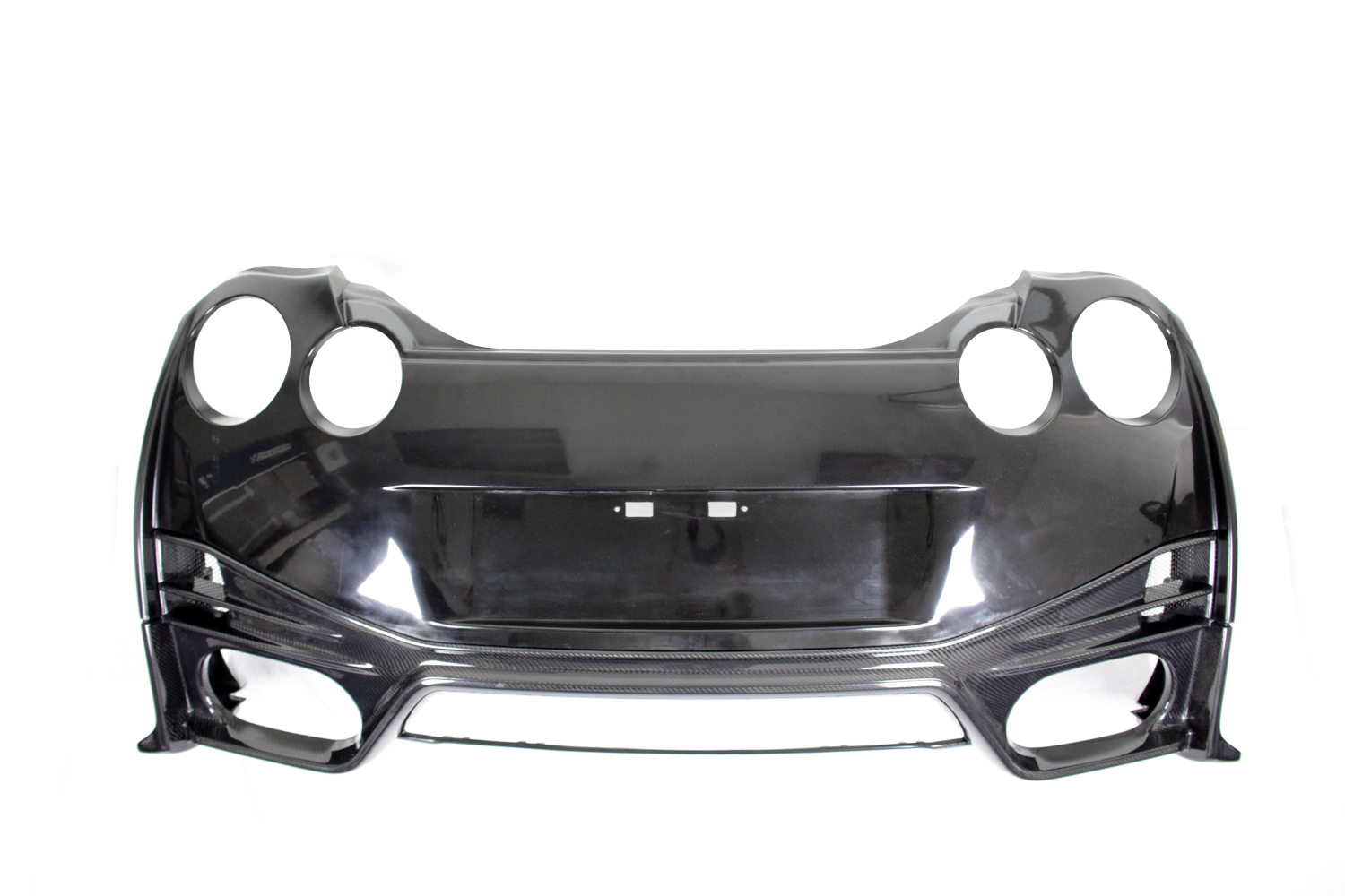 Evasive Motorsports: N-Tune Spec N Rear Bumper Kit (FRP/CF) - Nissan GT ...