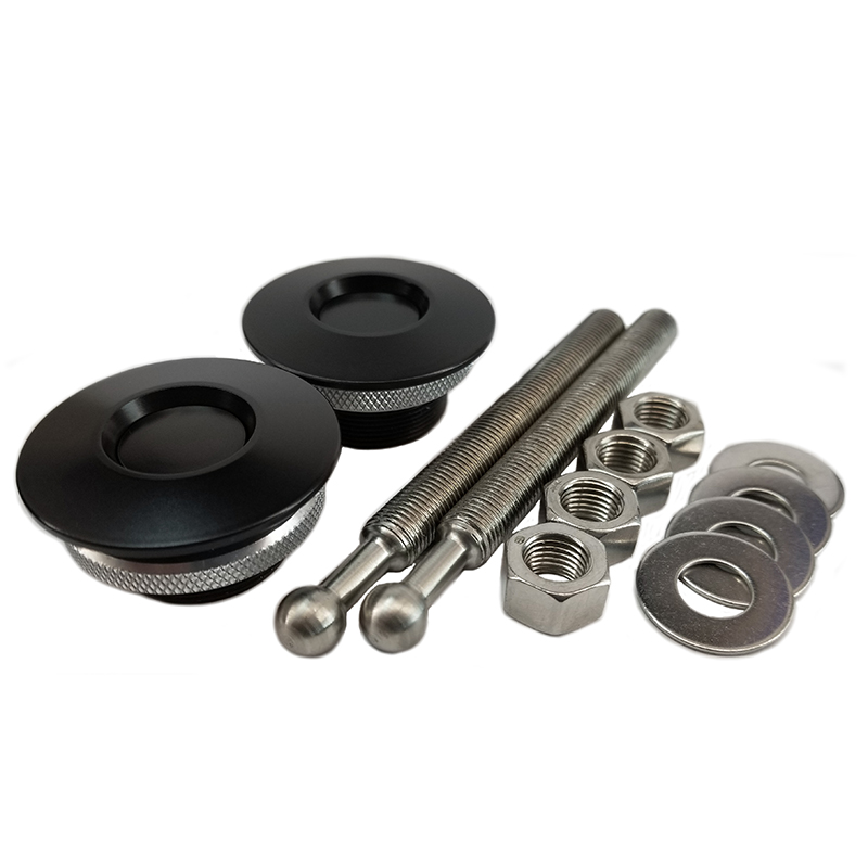 Evasive Motorsports: Quik Latch QL-38 Series Hood Pin Kits Black Coated ...