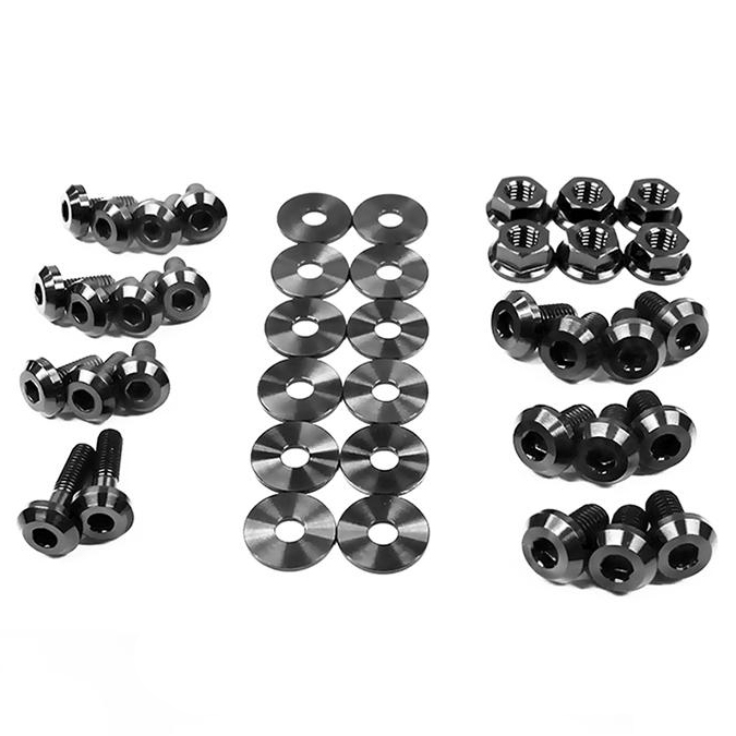 Evasive Motorsports: Dress Up Bolts Titanium Engine Bay Kit - Subaru ...