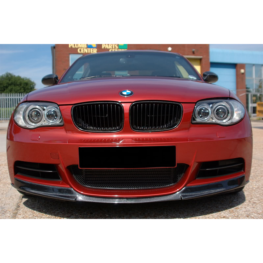 Evasive Motorsports Suvneer MT Designed Carbon Fiber Front Lip BMW 1 Series E82 Coupe E83 Convertible M Tech 08 13
