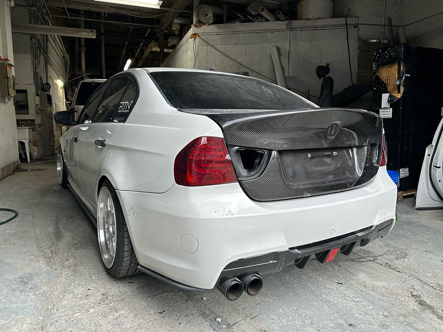 Evasive Motorsports Suvneer CSL Designed Carbon Fiber Trunk BMW M3 E90 Non M E90 Sedan Only LCI 10 12