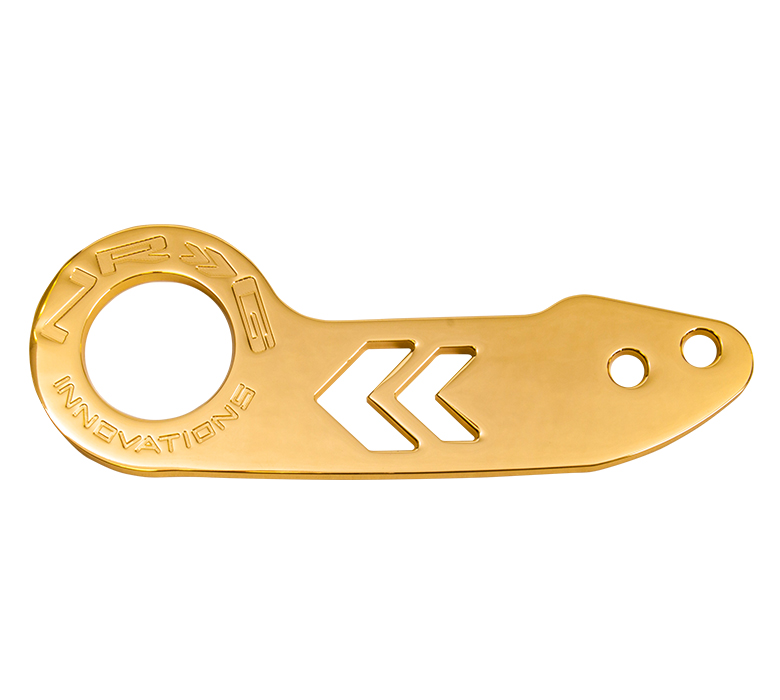 Evasive Motorsports: NRG Rear Universal Tow Hook - Gold Dip