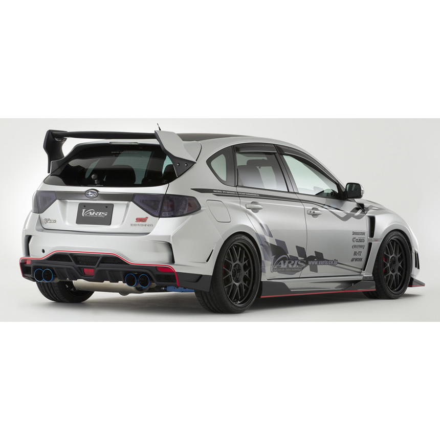 Evasive Motorsports: Varis Ultimate Side Splitter Fin for Varis Rear Bumper, Carbon - Subaru GRB ...