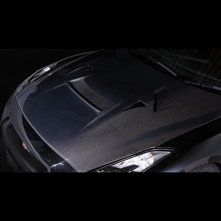 Evasive Motorsports: Varis Cooling Bonnet, Carbon - Nissan GT-R R35 09+