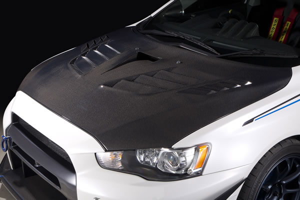Evasive Motorsports: Varis Vented Hood Ver. 2, Ultimate with Duct (CF ...