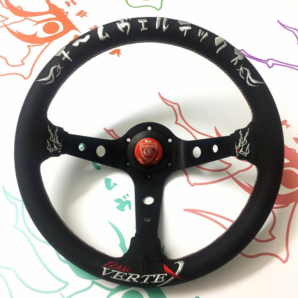 Evasive Motorsports: Vertex Kumadori Steering Wheel (330mm / Leather)