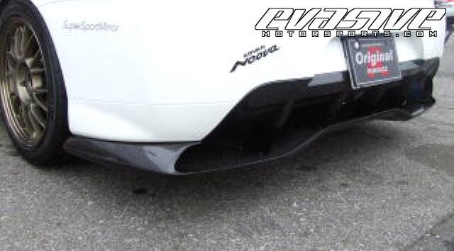 Evasive Motorsports: Voltex Rear Diffuser / Undertray - Mitsubishi EVO ...