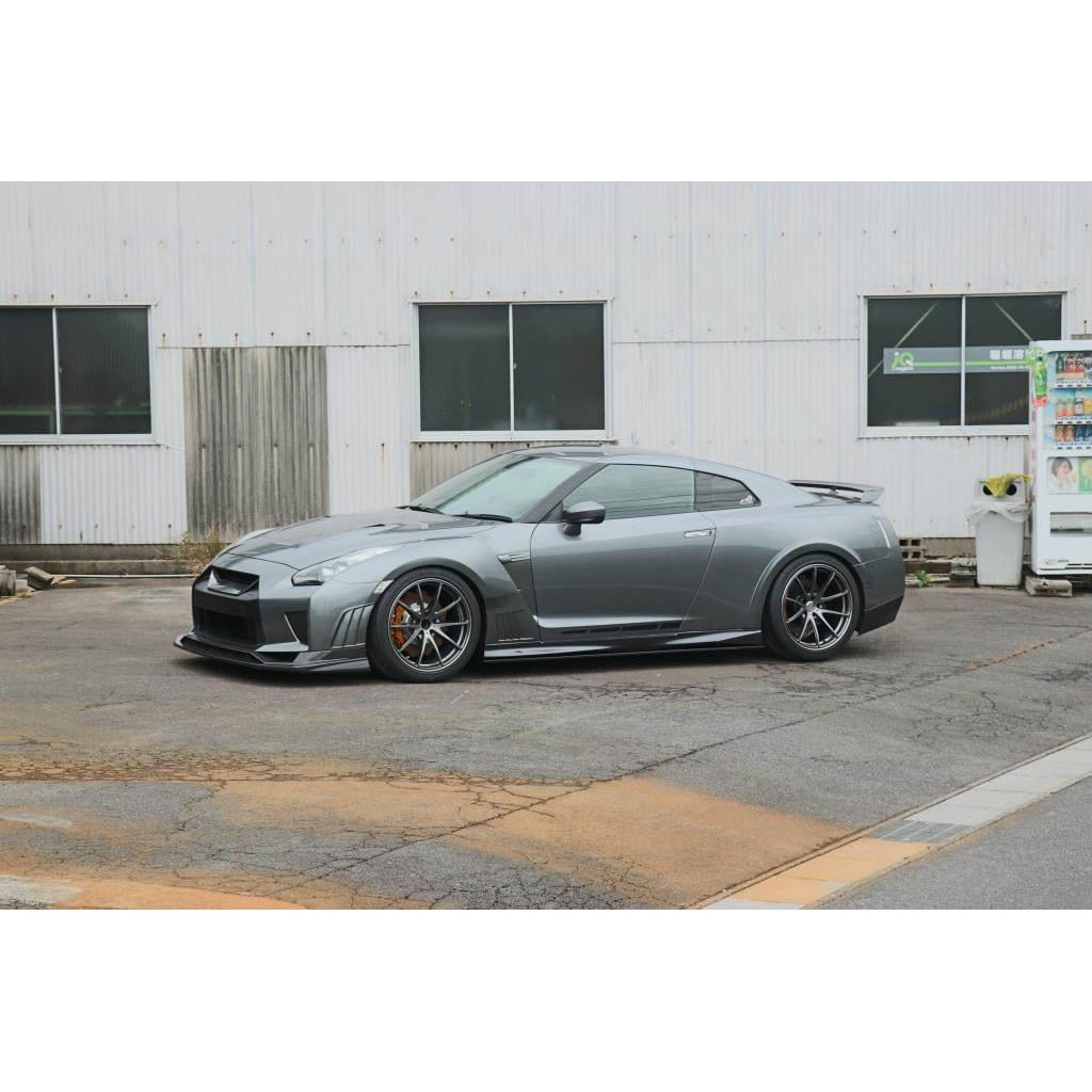 Evasive Motorsports: Voltex Side Skirt Under Panels - Nissan GT-R R35 09+