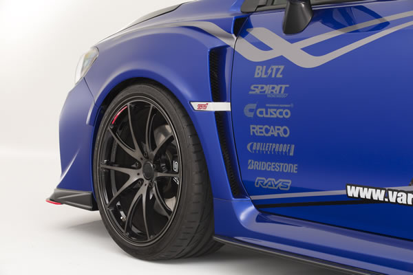 Evasive Motorsports: Varis Front Fender Set & Bumper Extension Cover (8mm / FRP) - Subaru WRX ...