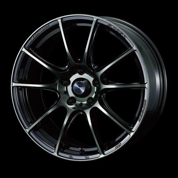 Evasive Motorsports: WedsSport SA-25R Wheel - 18x7.5 / Offset +35 / 5x114.3 (Weds Black Clear)