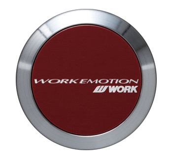 Evasive Motorsports: Work Emotion Wheel Center Cap (Flat Type) - Red