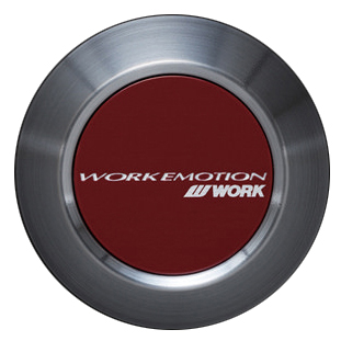Evasive Motorsports: Work Emotion Wheel Center Cap (High Type) - Red