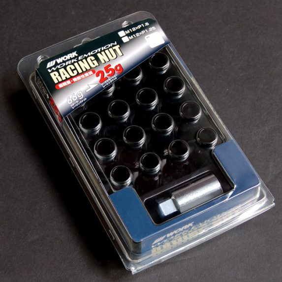 Evasive Motorsports: Work RS-R Lug Nuts - Black 12x1.25