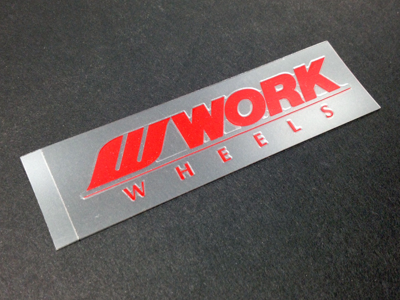 Evasive Motorsports: WORK Meister S1 Spoke Decal (Red)