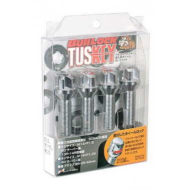 Evasive Motorsports: Bull Lock Tuskey Bolt - 14x1.25 60 Deg / 28mm Chrome