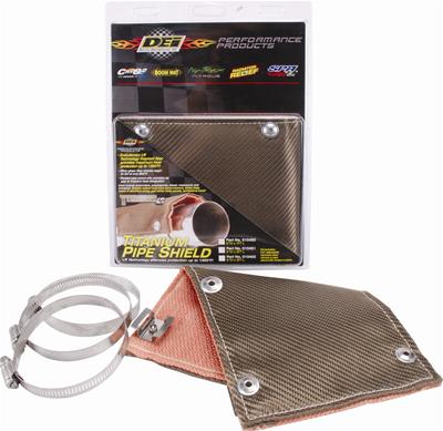 Evasive Motorsports: DEI Titanium Pipe Shield - 1 ft x 6 in