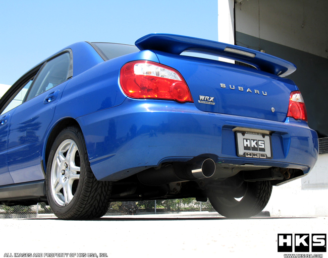 Evasive Motorsports: HKS Legamax Sports Exhaust - Subaru Impreza WRX 2002-2007 / WRX STI 2004-2007