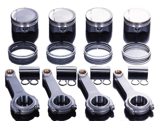 1NZ FE Forged Pistons And H Beam Rods For Toyota Yaris, 48% OFF
