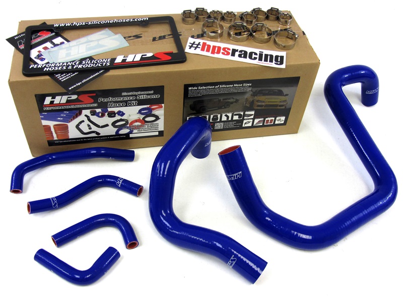 Evasive Motorsports: HPS Radiator + Heater Hose (Blue) - Jeep Wrangler ...